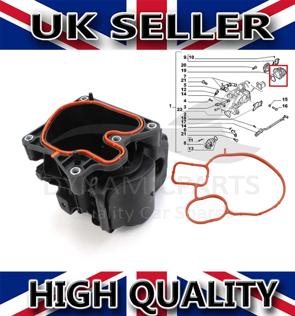 FOR VAUXHALL OPEL Astra J Insignia A Zafira C 2.0 Cdti Egr Valve Cooler ...