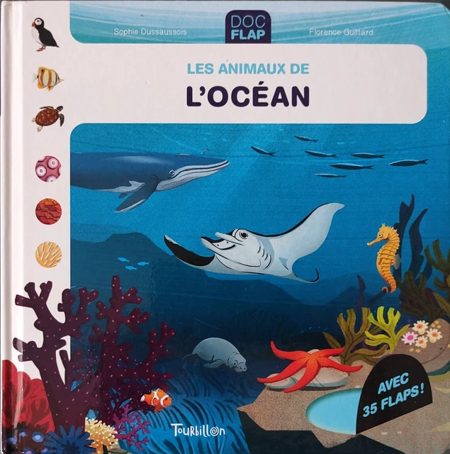 LES ANIMAUX DE l'océan - enfant dès 3 ans - Avec 35 FLAPS-Apprendre en ...