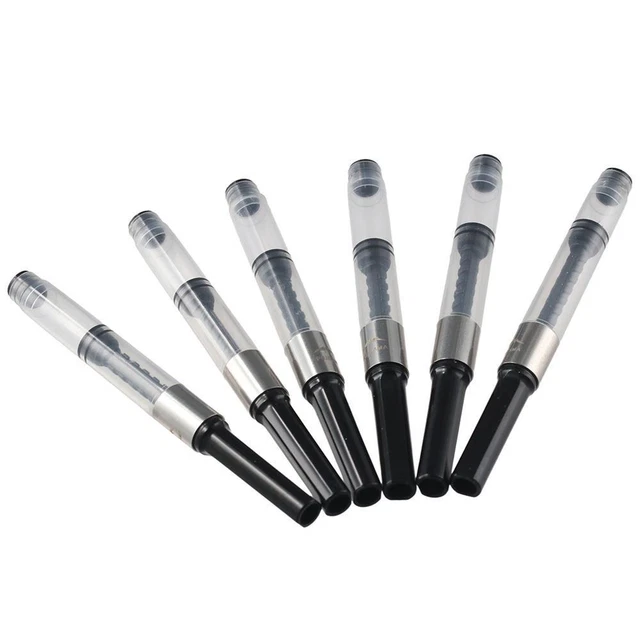 5 PACK FOUNTAIN Pen Pen Ink Syringe Filler Removable Pen Refills Ink ...