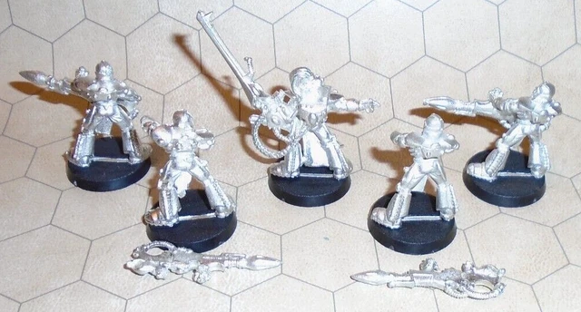WARHAMMER 40K ELDAR Dark Reapers avec métal Exarch (Ver 2) OOP ...