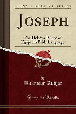 JOSEPH: THE HEBREW Prince of Egypt, in Bible Langu £14.50 - PicClick UK
