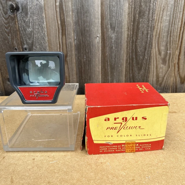 ARGUS PREVIEWER VINTAGE 1960s Slide Viewer Boxed £17.85 - PicClick UK