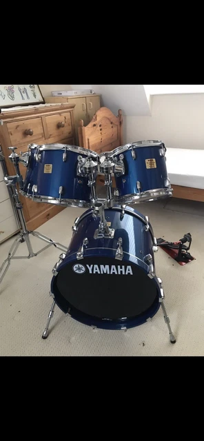 YAMAHA BEECH CUSTOM Absolute Drum Kit , Made In Japan, Immaculate ...
