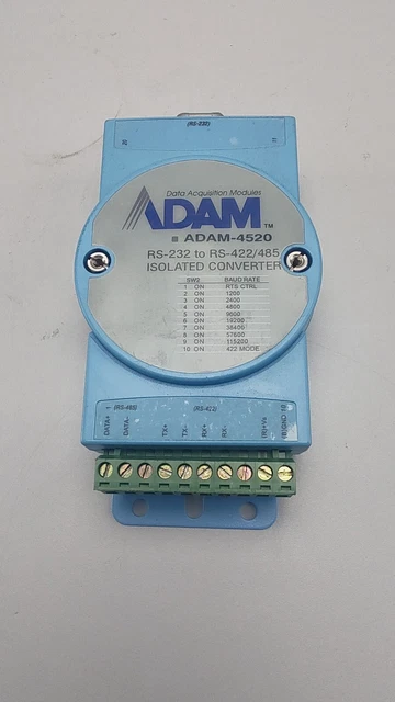 ADVANTECH ADAM-4520 RS-232 to RS-422/485 Isolated Converter EUR 19,00 - PicClick DE