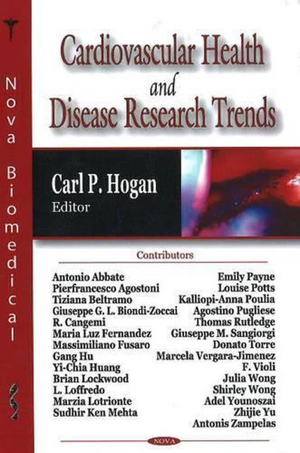 CARDIOVASCULAR HEALTH & Disease Research Trends by Carl P. Hogan ...