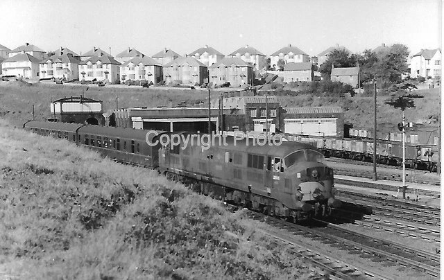 B&W PHOTO BR/NBL 'Warship' class D604 'Cossack' at Truro £1.95 ...