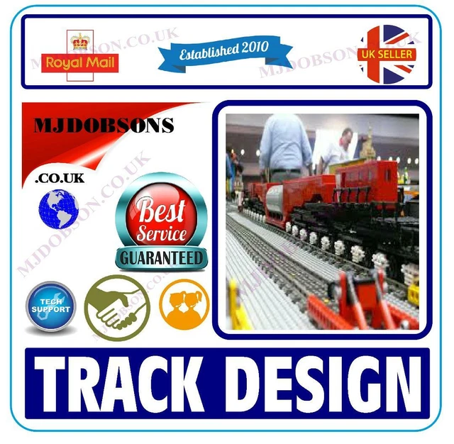 TRAIN CAD LAYOUTS Railway Design Build Model Plans CAD Free Postage £9. ...