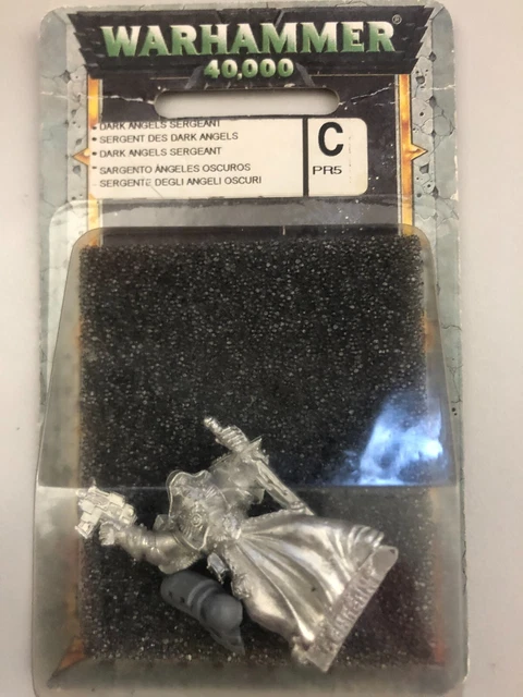 WARHAMMER 40K DARK Angels Sergeant Edizione Limitata NUOVISSIMO ...