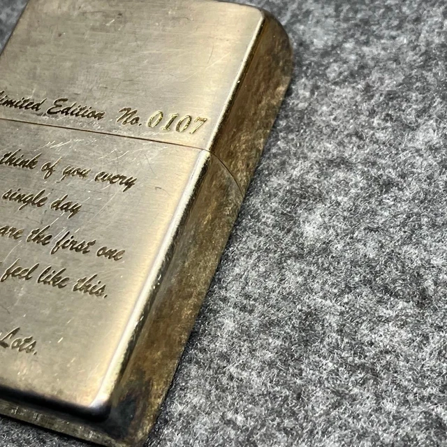 LIMITED EDITION LIGHTER No. 0107 ZIPPO £345.80 - PicClick UK