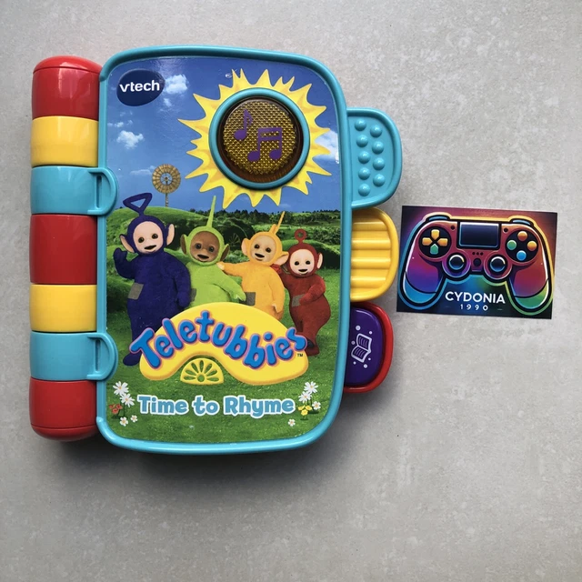 TELETUBBIES TIME TO Rhyme Musical Lights Sounds VTech Book GREAT ...