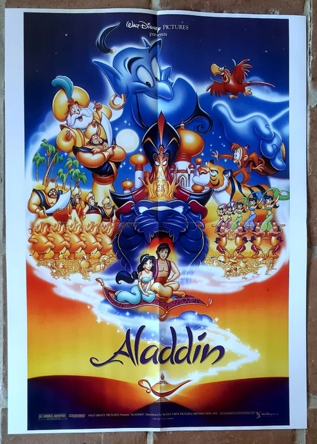 ALADDIN MOVIE MAGAZINE Poster Poster 58x42cm DISNEY £12.00 - PicClick UK
