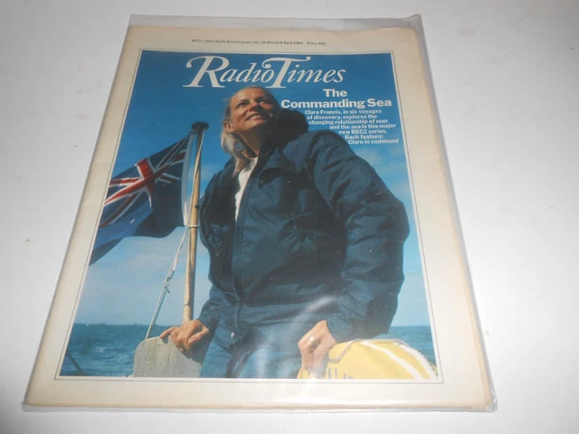 RADIO TIMES MAGAZINE West 28 Mar - 3 Ap 1981 The Commanding Sea Lindsay ...