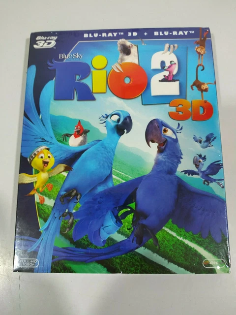 RIO 2 3D Animation Blue Sky - Blu-Ray + 3D Español Inglés Nuevo £31.02 ...