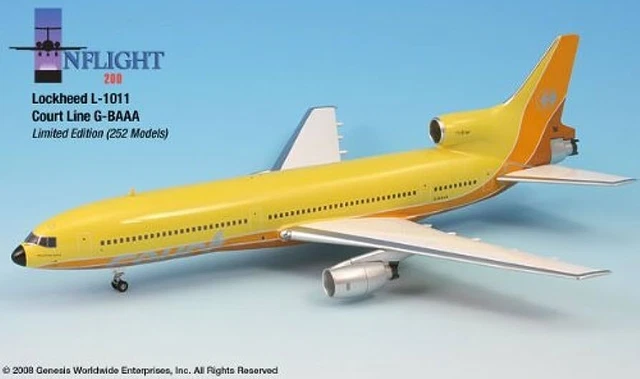 INFLIGHT IF011002 COURT Line Lockheed L-1011 G-BAAA Diecast 1/200 Model ...