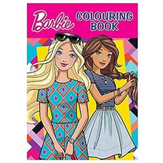 BARBIE LIBRO PARA Colorear Niños A4 Art Color Actividad 32 Page Fiesta ...