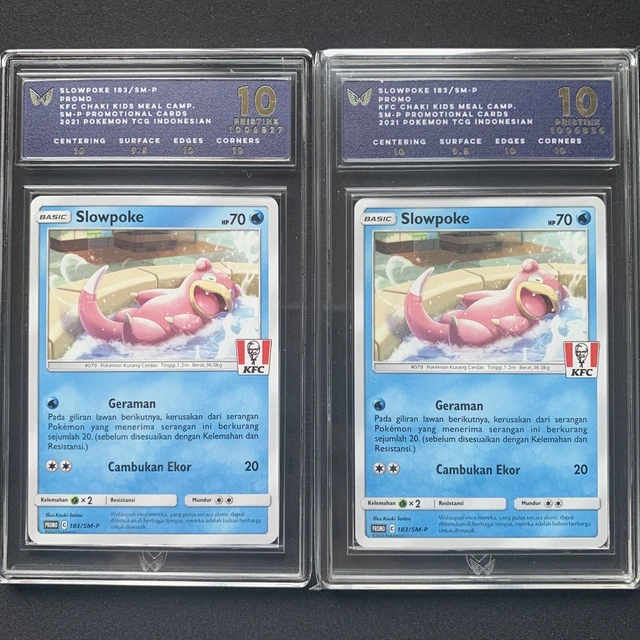 183/SM-P SLOWPOKE | KFC Indonesian Promo | ARK 10 | Pokemon Cards ...