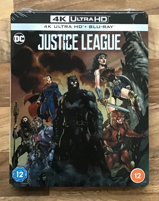 JUSTICE LEAGUE - 4K Ultra Hd & Blu-Ray Steelbook Limited Edition New & Sealed £39.99 - PicClick UK