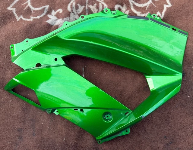 2021 KAWASAKI Z1000SX Left Side Fairing Mid Panel Scratched And Cracked ...