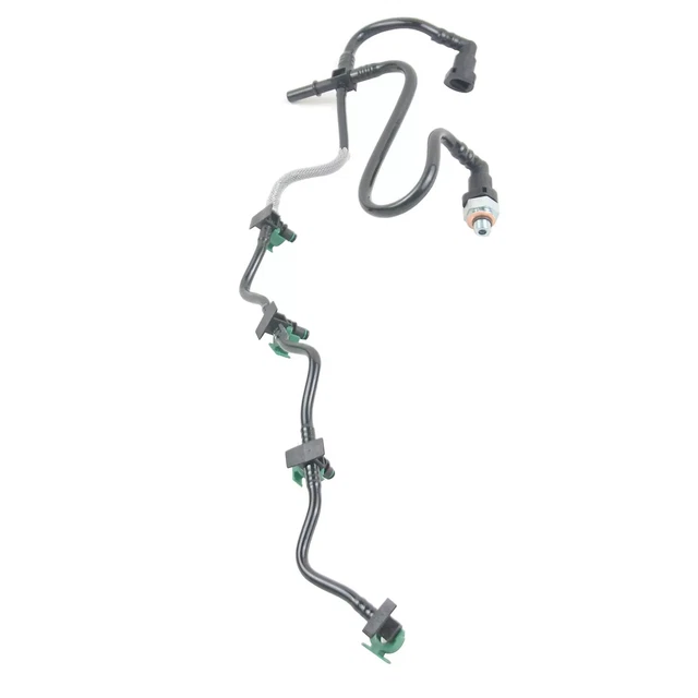 GENUINE FORD TRANSIT Boxer Relay 2.2 Fuel injector Leak Off Pipe +Clips ...