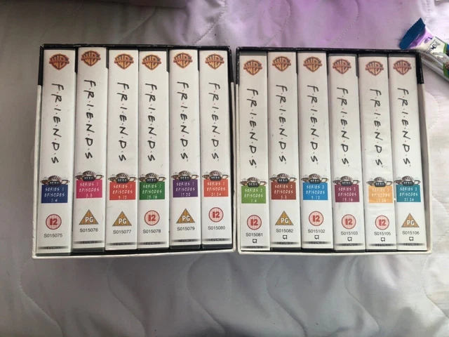 FRIENDS SEASON 1&2 vhs box set £25.00 - PicClick UK
