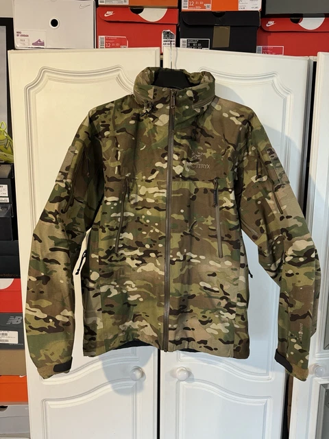 ARCTERYX LEAF ALPHA Jacket Multicam Gore-Tex Jacket Gen 2.1 RARE size ...