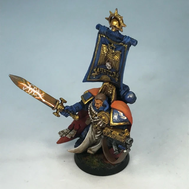 SPACE MARINE CAPTAIN Command Painted - Warhammer 40K X4007 £12.99 ...