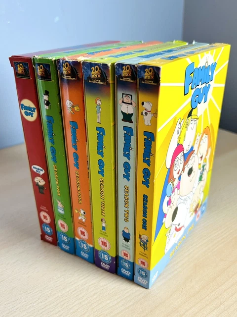 FAMILY GUY DVD Box set Bundle Seasons 1 - 6 Seth MacFarlane - Region 2 ...