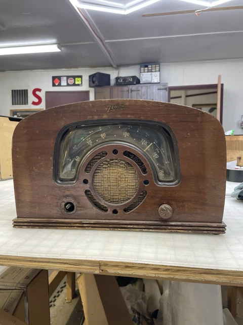 VINTAGE ZENITH MODEL 6D2620 Wood Console-Tone Radio Circa 1942 - NOT ...