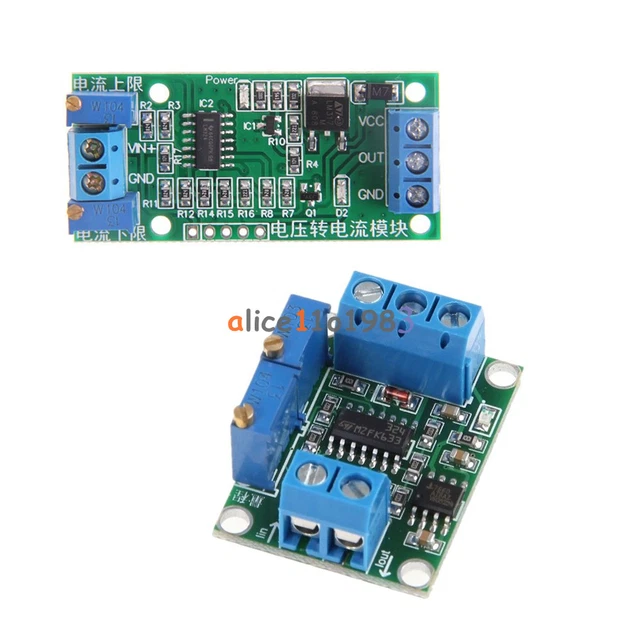 CURRENT VOLTAGE TRANSMITTER 4-20mA/ 0-5V Isolation Signal Converter ...