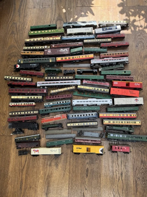 LARGE 50+ MODEL Railway Rolling Stock Spares Repair Job Lot Coaches ...