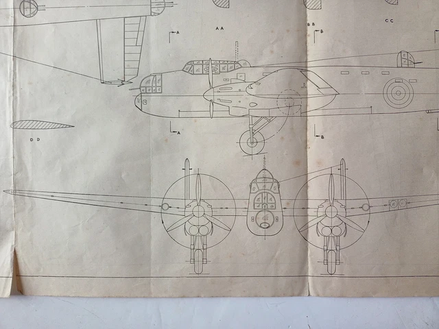AEROMODELLER MAGAZINE; AIRCRAFT Blueprints. Bristol Bombay & Avro ...