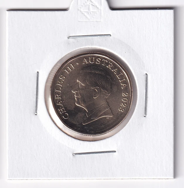 AUSTRALIAN: 2023 $1 King Charles Mob Of Roos Unc Coin In 2X2 Holder ...