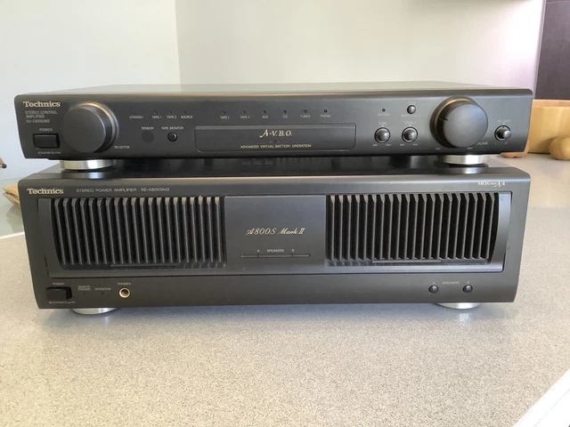 TECHNICS PRE AMPLIFIER and Power Amp. SU-C800UM2 and SE-A800SM2 £320.00 ...