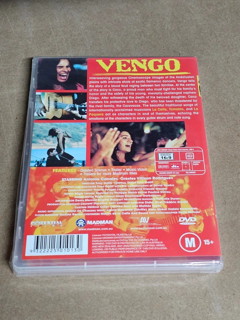 VENGO DVD ALL Regions PAL NEW Tony Gatlif OOP Spanish Drama Flamenco £ ...
