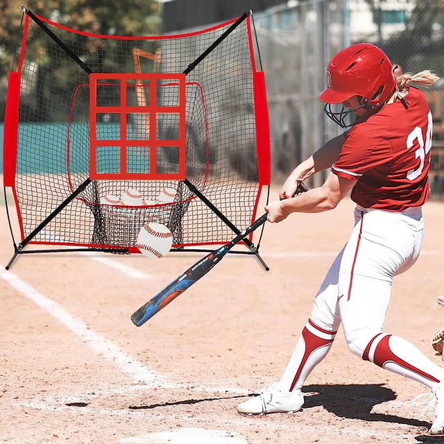PRACTICE NET ADJUSTABLE Strike Zone Target for Hitting Batting(9 Grids ...