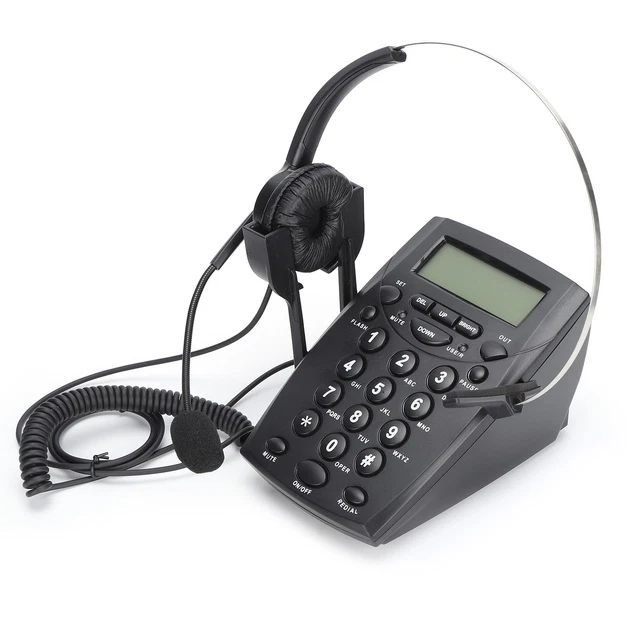HT800 CALL CENTER Wired Telephone With Omnidirectional Microphone ...