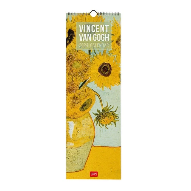 CALENDARIO 2024 VINCENT VAN GOGH Legami da parete verticale cm 16x49 ...