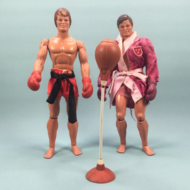 MATTEL BIG JIM Gold Medal US Olympic Boxing Match Action Figure Bundle ...