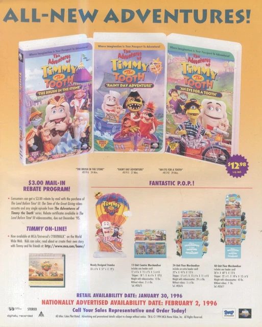 FRAMED PICTURE/ADVERT 13X11 The Adventures Of Timmy The Tooth £22.99 ...