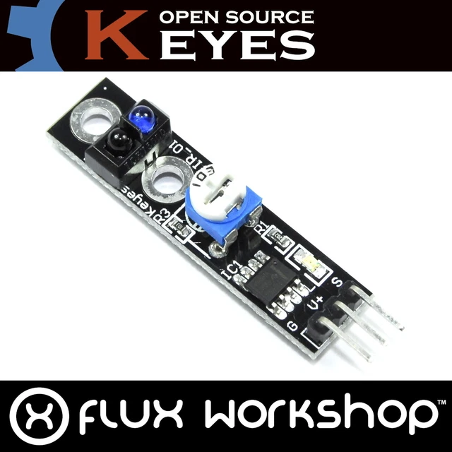 KEYES WHITE/BLACK LINE Detector Module KY-033 Following Robot Pi Flux ...