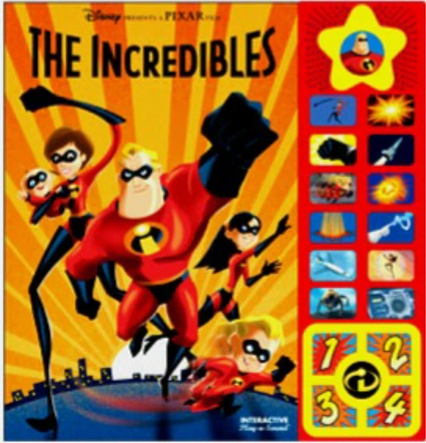 DISNEY'S PIXAR THE Incredibles Play A Sound Talking Electronic Story ...