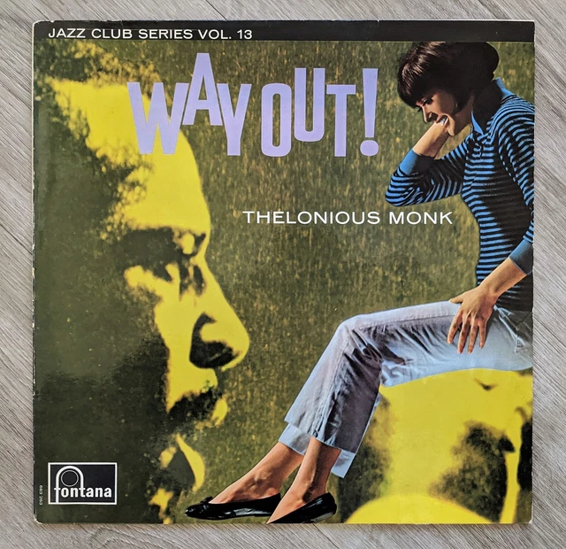 THELONIOUS MONK WAY Out Fontana original Pays-Bas mono DG neuf comme ...