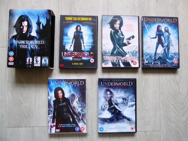 UNDERWORLD 1-5 COMPLETE DVD Bundle Kate Beckinsale EUR 13,99 - PicClick IT