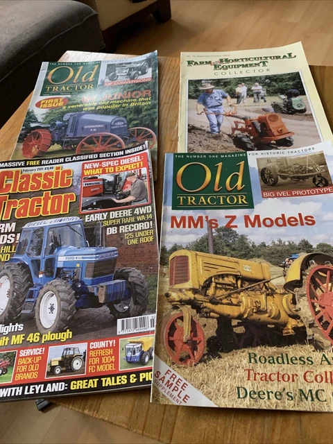 4 X CLASSIC Old Farm Tractor Magazine Bundle Agricultural Equipment ...