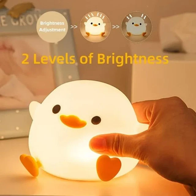 CARTOON BEAN DUCK Lamp Led DoDo Duck Night Light Nursery Nightlight ...