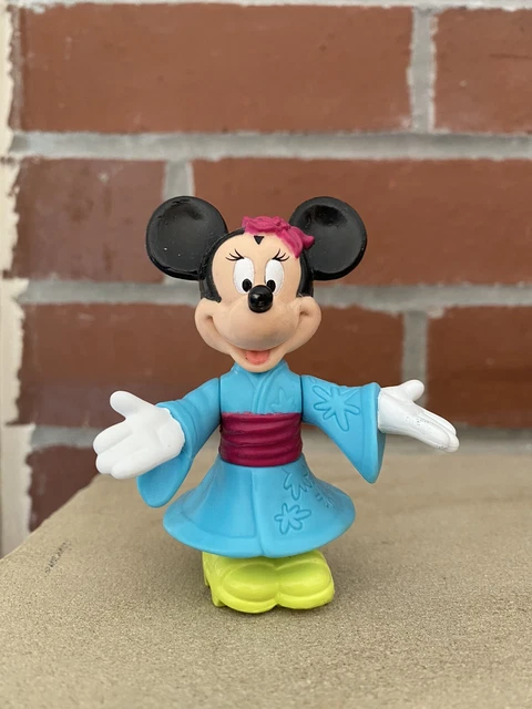 DISNEY MINNIE MOUSE In Kimono Epcot Center Toy Vintage Mini Action ...
