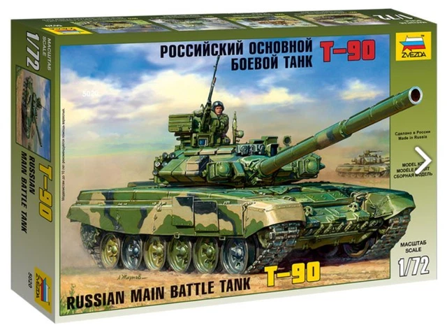 ZVEZDA RUSSIAN MAIN BATTLE TANK T-90 KIT 1:72 EUR 38,30 - PicClick FR