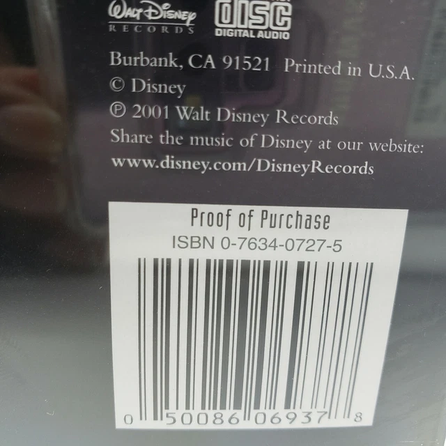 DISNEYS GREATEST VOLUME 1 Audio CD 2001 Childrens Disney Movies ...