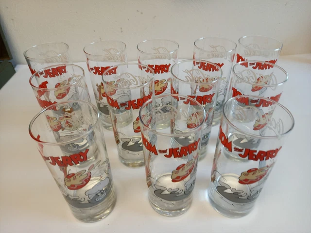 12 COCA COLA Glas Tom & Jerry Sammelglas - Rarität - sammeln EUR 29,00 ...