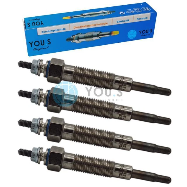 4 PIÈCES YOU.S Bougies De Préchauffage Pour ISEKI MITSUBISHI SAME EUR 31,91 - PicClick FR